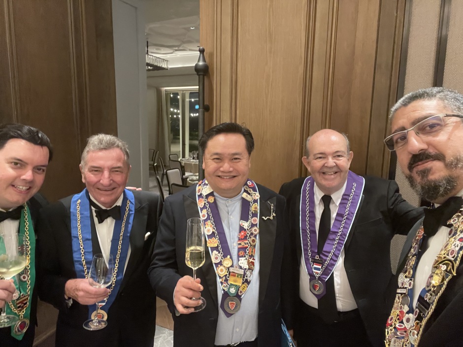 Chaîne des Rôtisseurs feiert in Bangkok, Thailand